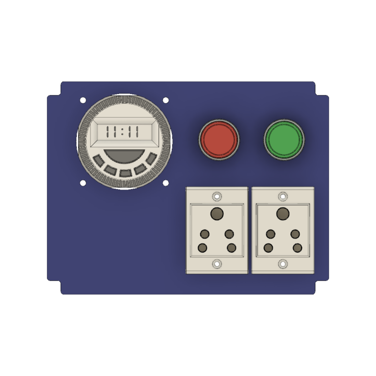 TIMER with 16AMP DOUBLE POLE CONTACTOR Full Assembled in Junction Box ...