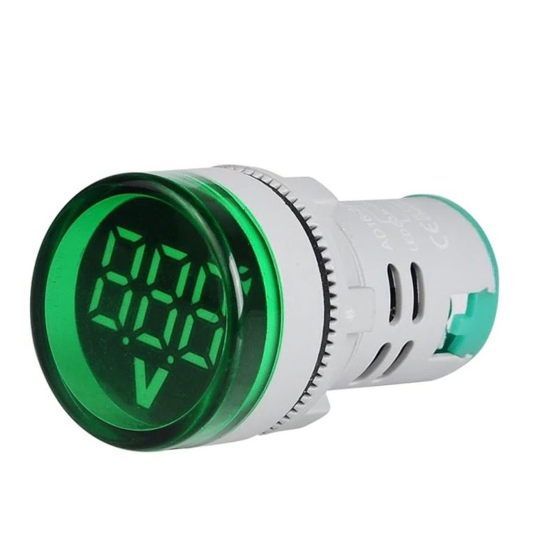 LED Voltmeter Signal Lights Digital Display Gauge Volt Voltage Meter ...